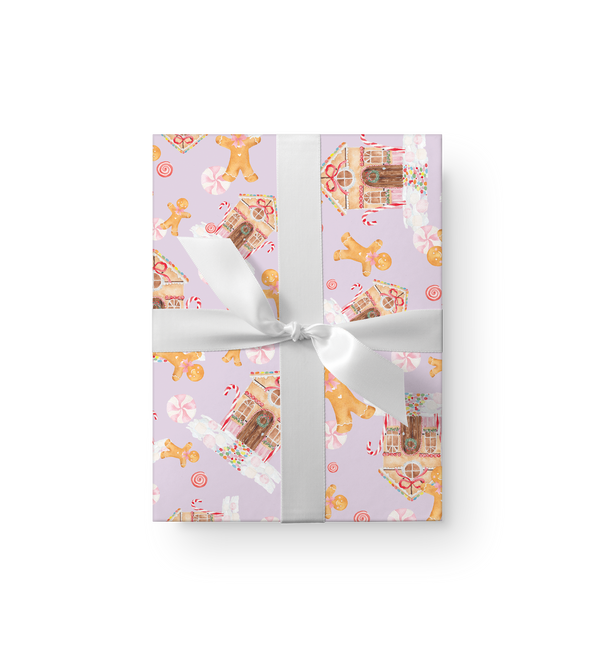 Gingerbread House Gift Wrap – Ellen Walsh Designs - Wholesale